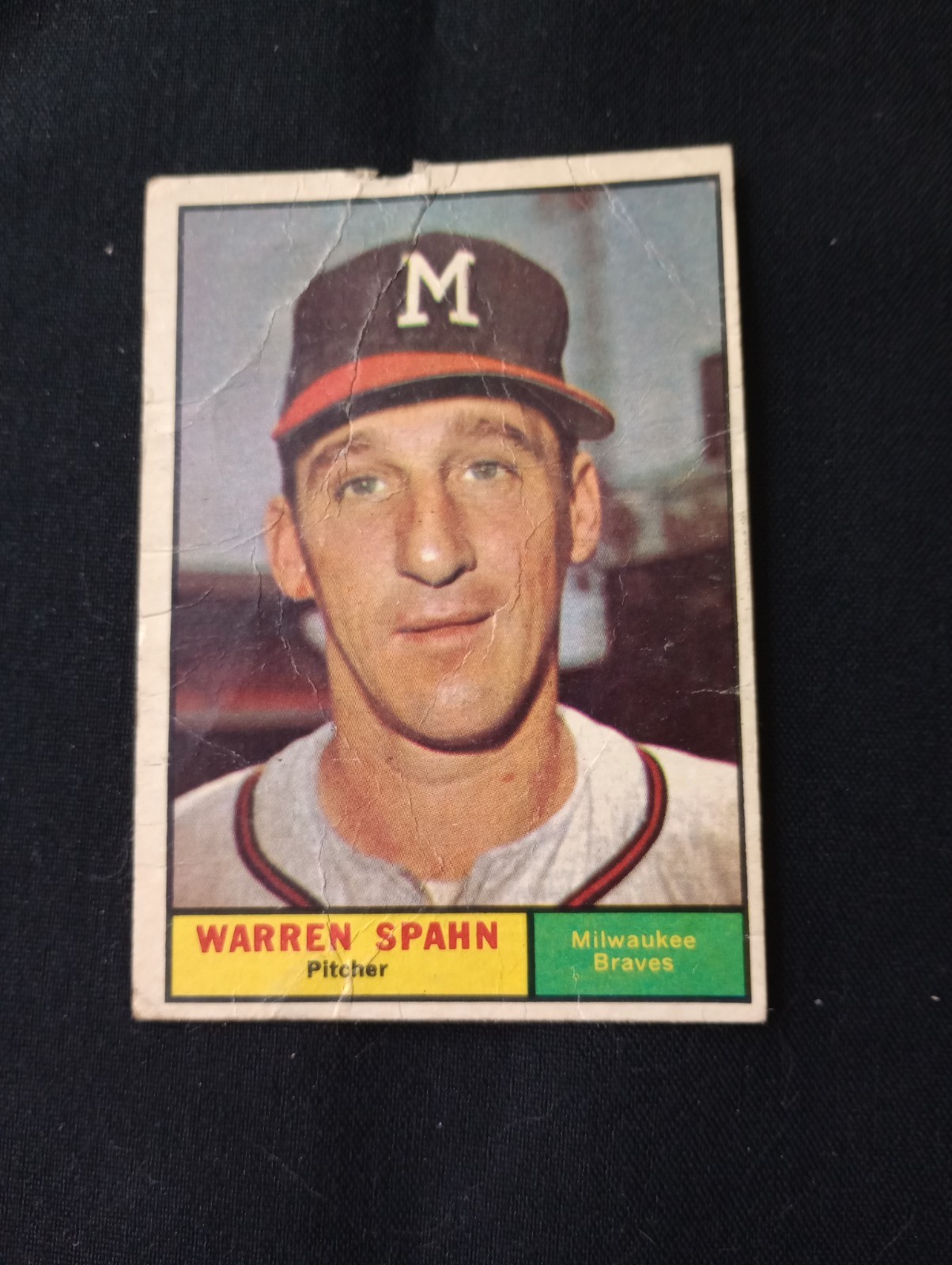 Warren Spahn, 1961 Topps baseball card, #200 | eBay