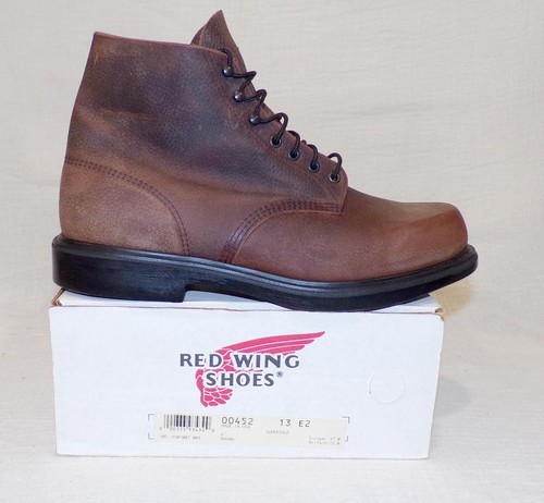GRT Red Wing 452 Work Boots Mens Size 13 2E Brown Leather USA Supersole ...