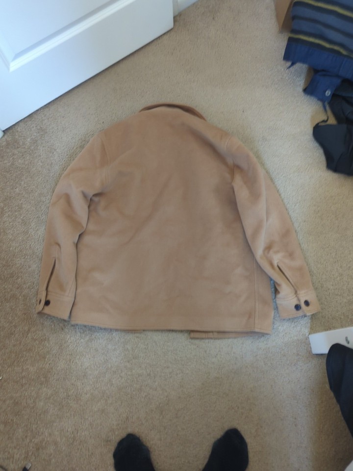 New With Tags Quince Wool Cashmere Field Jacket - Large, Caramel Color ...