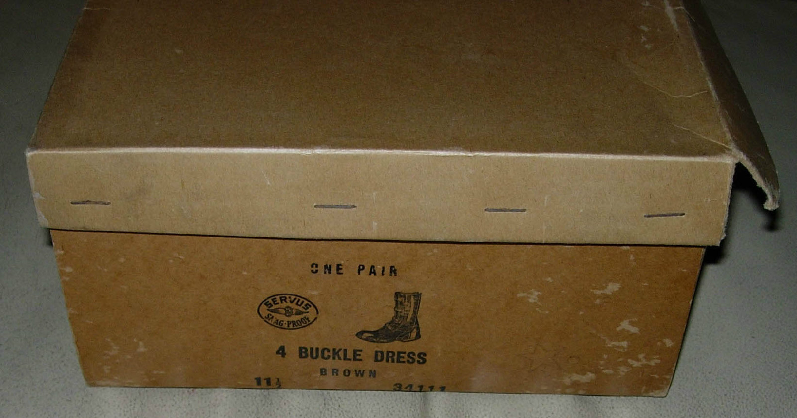 GENE AUTRY RUBBER BUCKLE BOOTS OLD STORE STOCK SERVIUS SIZE 11.5 C ...