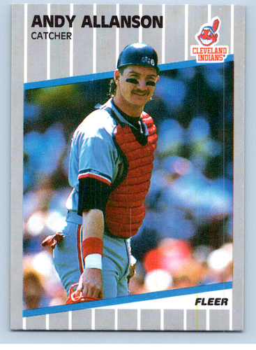 1989 Fleer Andy Allanson Cleveland Indians #396 MLB Baseball Card | eBay