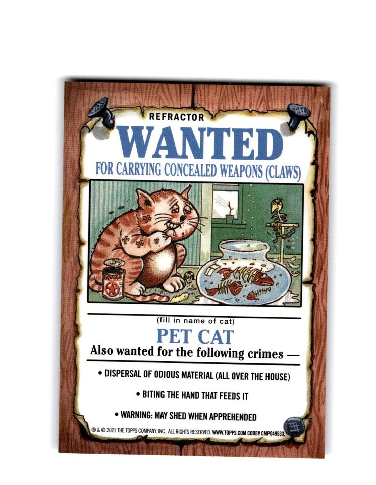 2021 Topps Chrome Garbage Pail Kids Ig Lou Refractor 158b | eBay