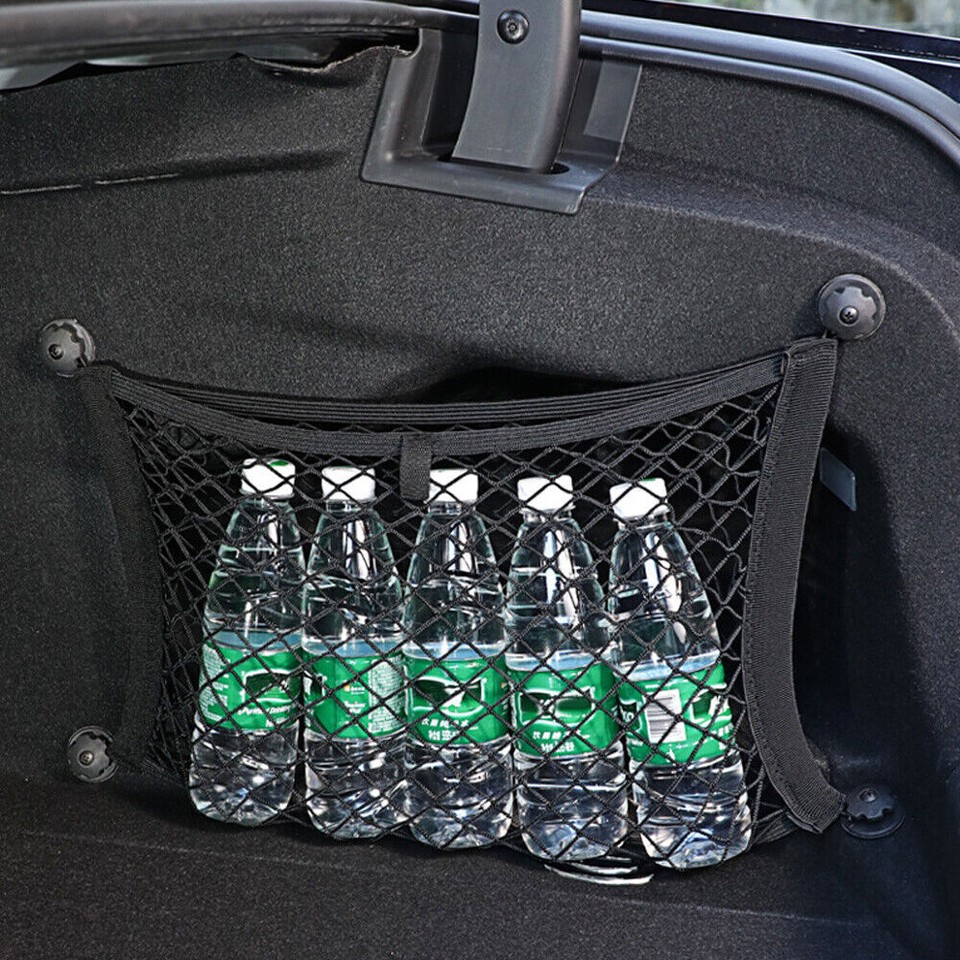 Elastic Mesh Cargo Pocket Car Interior Accessories Trunk Organizer ...