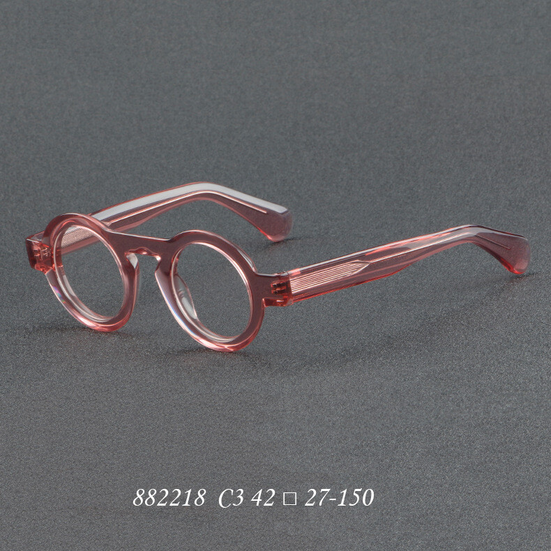 Oversize thick Acetate Round Glasses Brand Design Eyeglass Frames New ...