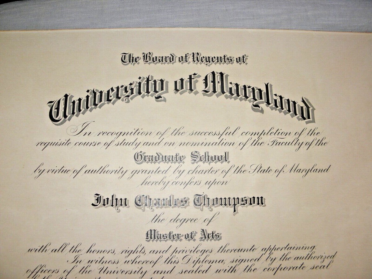 Maryland State High School Diploma