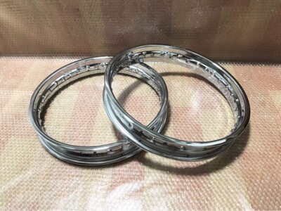 Honda Dream C72 CA72 CS72 C77 CA77 Wheel Rim Metal 2PCS Front And Rear ...