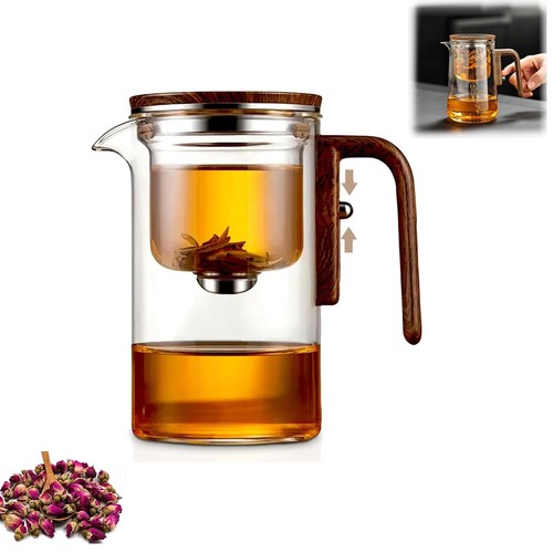 Enchanti Tea Pot- 600ml/20.3oz Magic Witchcraft Enchanted Glass Teapot ...