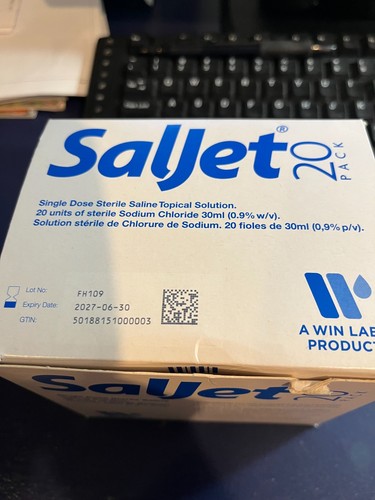 SALJET 30ML of Single Dose Sterile Saline Topical solution (30 units ...