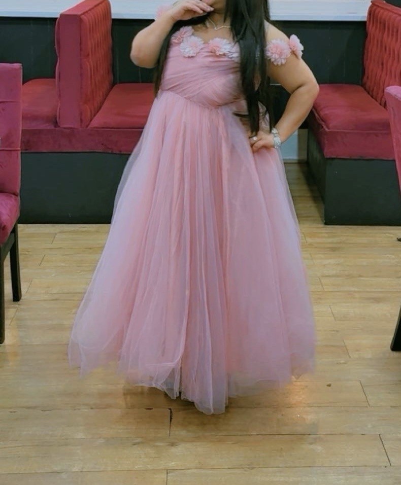 Girls Pink Fleece Dressing Gown Fairy Ballerina, Hooded, 8-9 Years ...