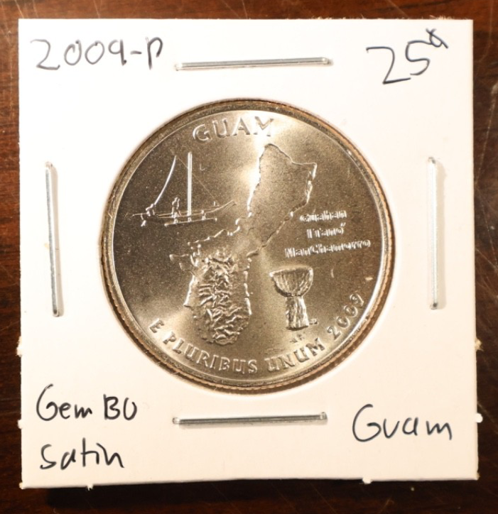 2009 Philadelphia & Denver Mint Satin Finish US Territory Quarter Coins ...