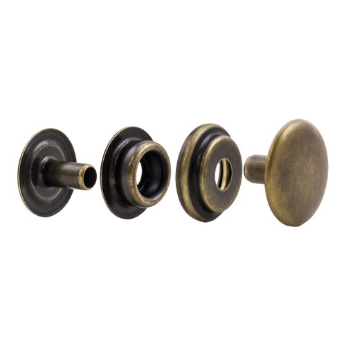 Line 24 Antique Brass Plated Snaps Sold by SLC - Multiple Packs | eBay