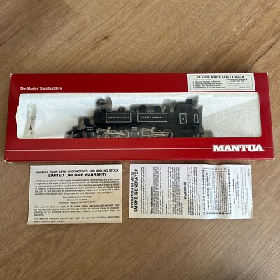 HO Mantua #373-125 2-6-6-2 Articulated LOGGER Steam Loco BOOTH KELLY #2 ...