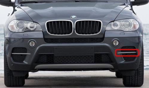 BMW X5 E70 Front Bumper Left Lower Grill Trim 51117222847 | eBay