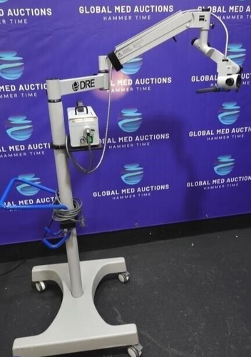 Carl Zeiss DRE Surgical Microscope w/ Fiber Optic Light Source - Very ...