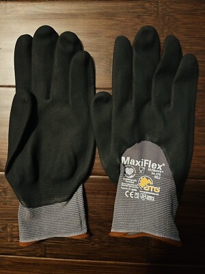 MaxiFlex Size L Or XL Ultimate Foam Grip Nitrile Palm Coated Glove. | eBay