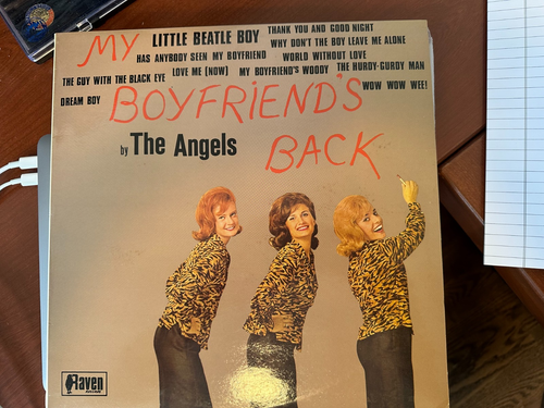 The Angels My Boyfriend's Back Rare 1982 Australian Raven reissue LP ...