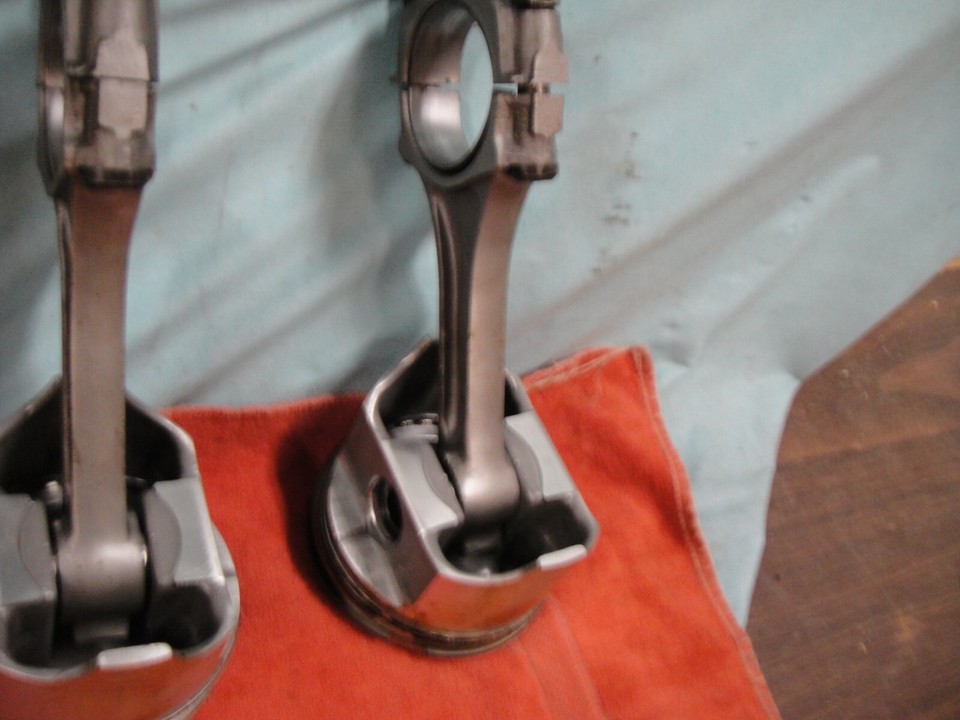 BBC 10.5:1 Pistons and Dimple Rods. Piston Part # L2240N 30over | eBay