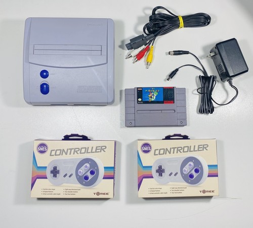 Super Nintendo SNES Jr Console System Original Authentic Super Mario ...