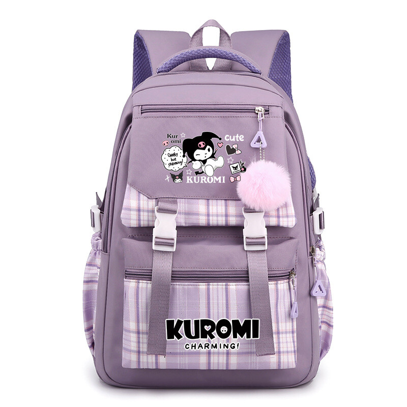 Kuromi Backpack Kids Girls School Student Book Bag Travel Rucksack Xmas ...
