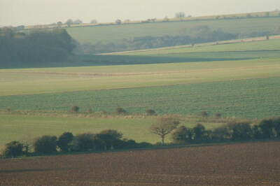 Photo 6x4 Towards Wepham Down Burpham/TQ0408 Looking NW across the ...