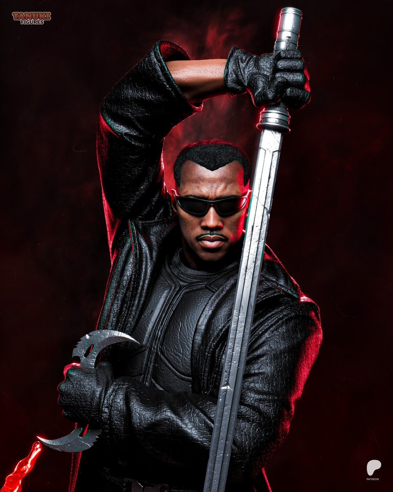 Blade 1/6 Figure Statue Unpainted 3d Print Model Kit Unassembled | eBay