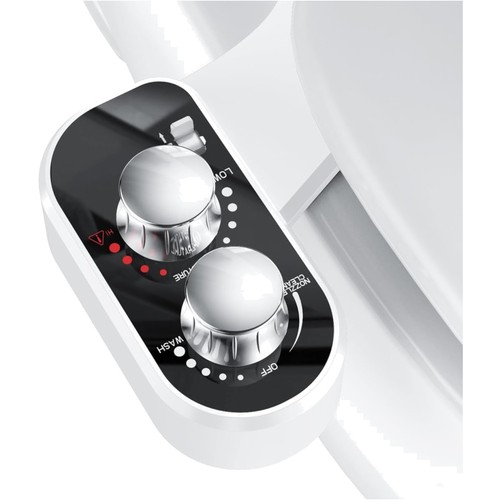 Ultra-Slim Hot and Cold Bidet Attachment: Adjustable Water for Maximum ...