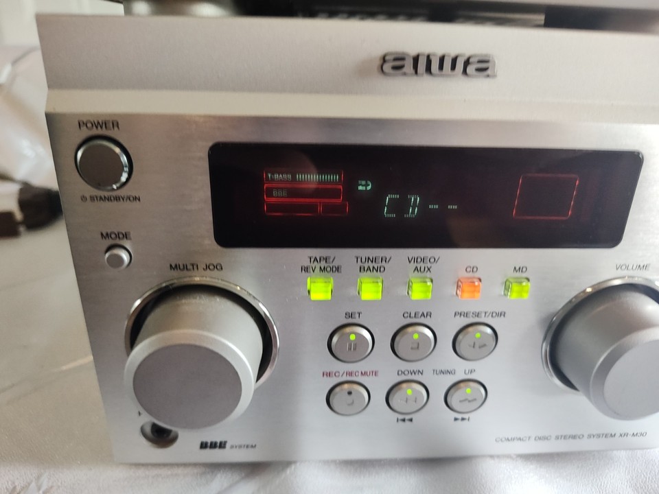 AIWA XR-m30 Ministereo System Compact Disc Stereo/Stereo Cassette Deck ...