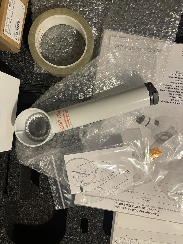 Elcometer New E145 Dust Tape Roller & E142 Dust Tape Test-kit New ...