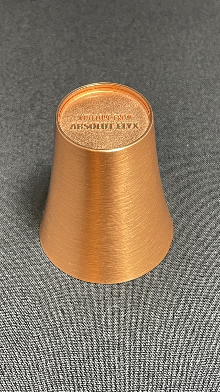 ABSOLUT ELYX Copper Shot Glass | eBay