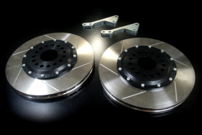M&M 2-PIECE BIG BRAKE ROTOR KIT FRONT RIGID TYPE FOR CIVIC FN2 00604 ...