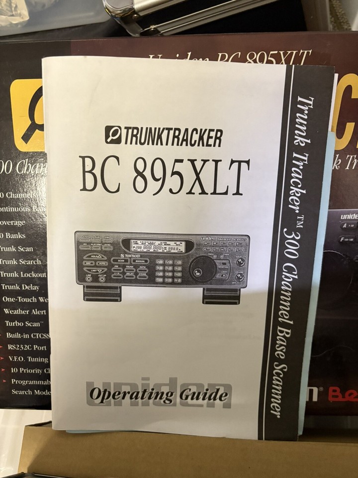 Uniden BC 895XLT TrunkTracker 300 Channel Programmable Base Scanner | eBay