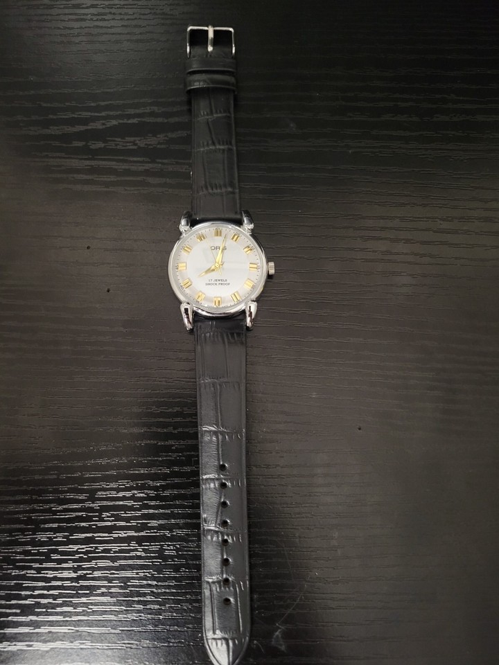 ⭐RARE Pristine Condition OrÍs AM044 Vintage Swiss Hand Wind Men's Watch ...