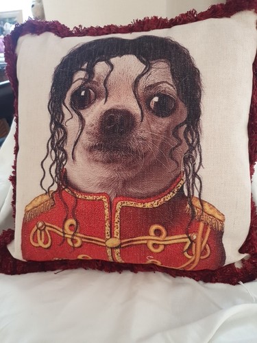 Michael Jackson Dog cushion covers 16x16 Inner Included | eBay