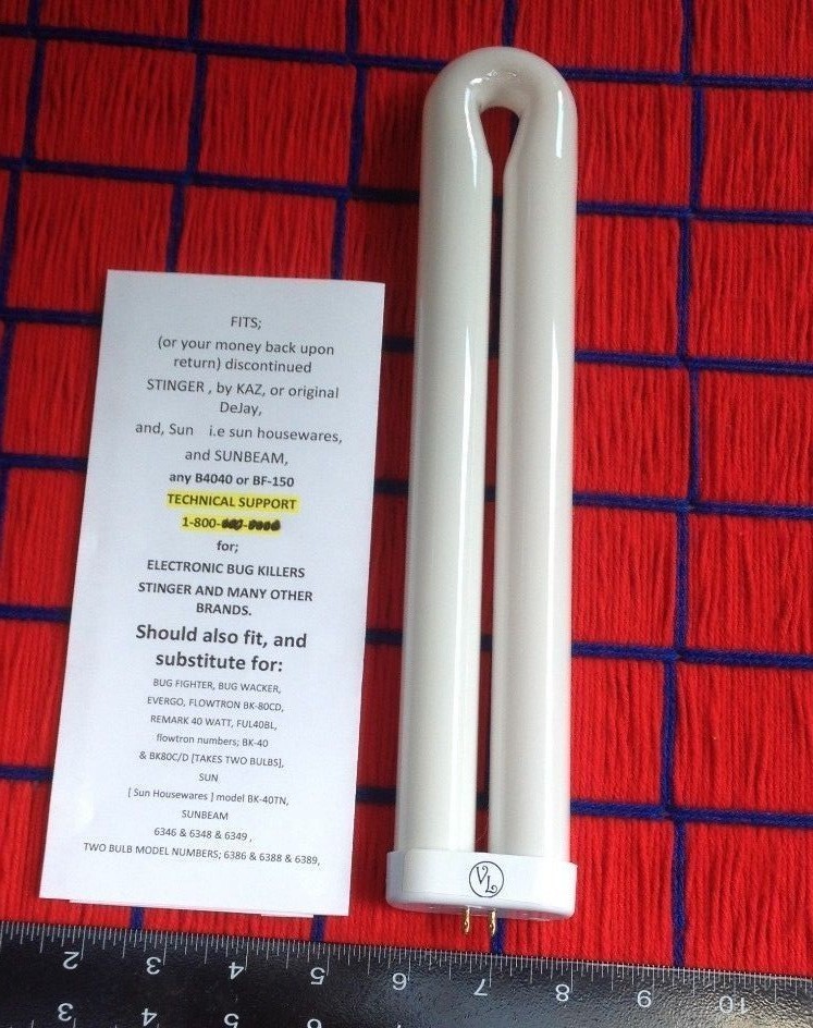 B4045-4N KAZ 40w Stinger BUG ZAPPER UV40 light BULB B4040 replacement ...