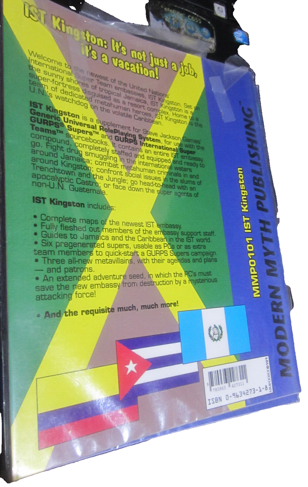 GURPS Modern Myth Publishing 1ST KINGSTON RPG Module Sourcebook (Near ...