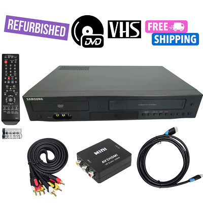 Samsung DVD-V9800 DVD VCR Combo Player VHS HDMI 1080p Up-Scaling | eBay