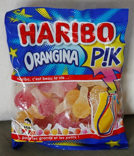 NEW 1 X Haribo Orangina Pik - 250g French Haribo Bonbons Gift Sweets ...