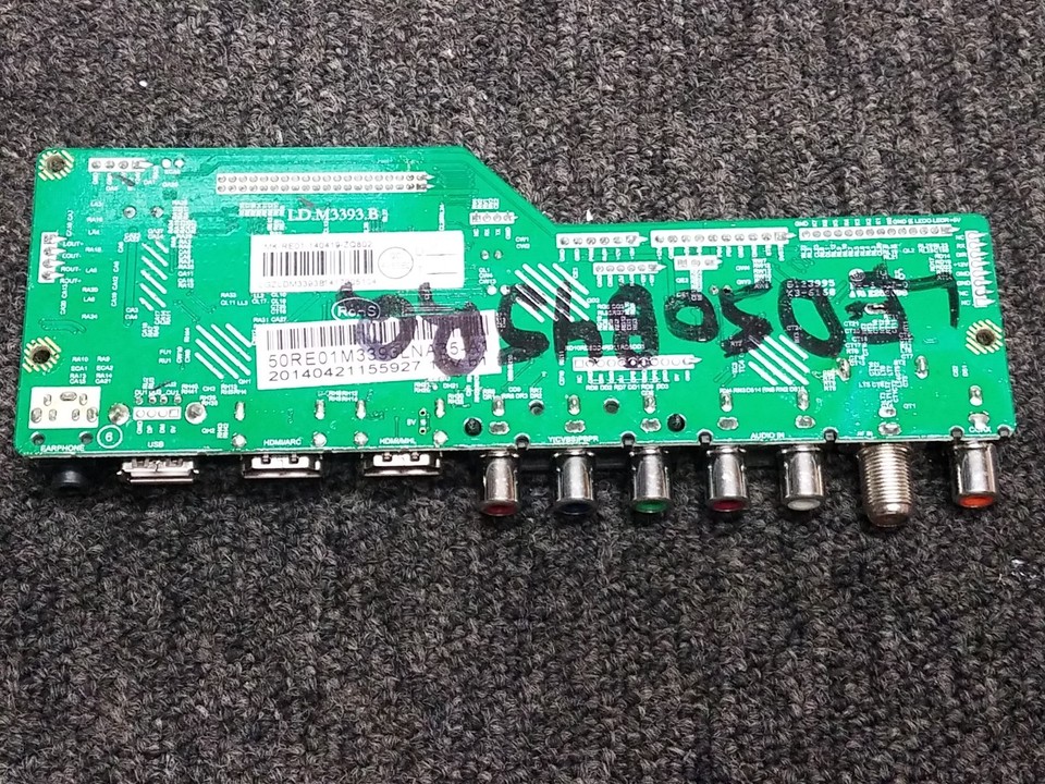 RCA 50" LED50B45RQ MAIN VIDEO BOARD UNIT "50REDIM3393LNA35-A1 ...