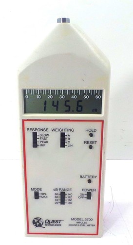 Quest Electronics Model 2700 Impulse Sound Level Meter for sale online ...