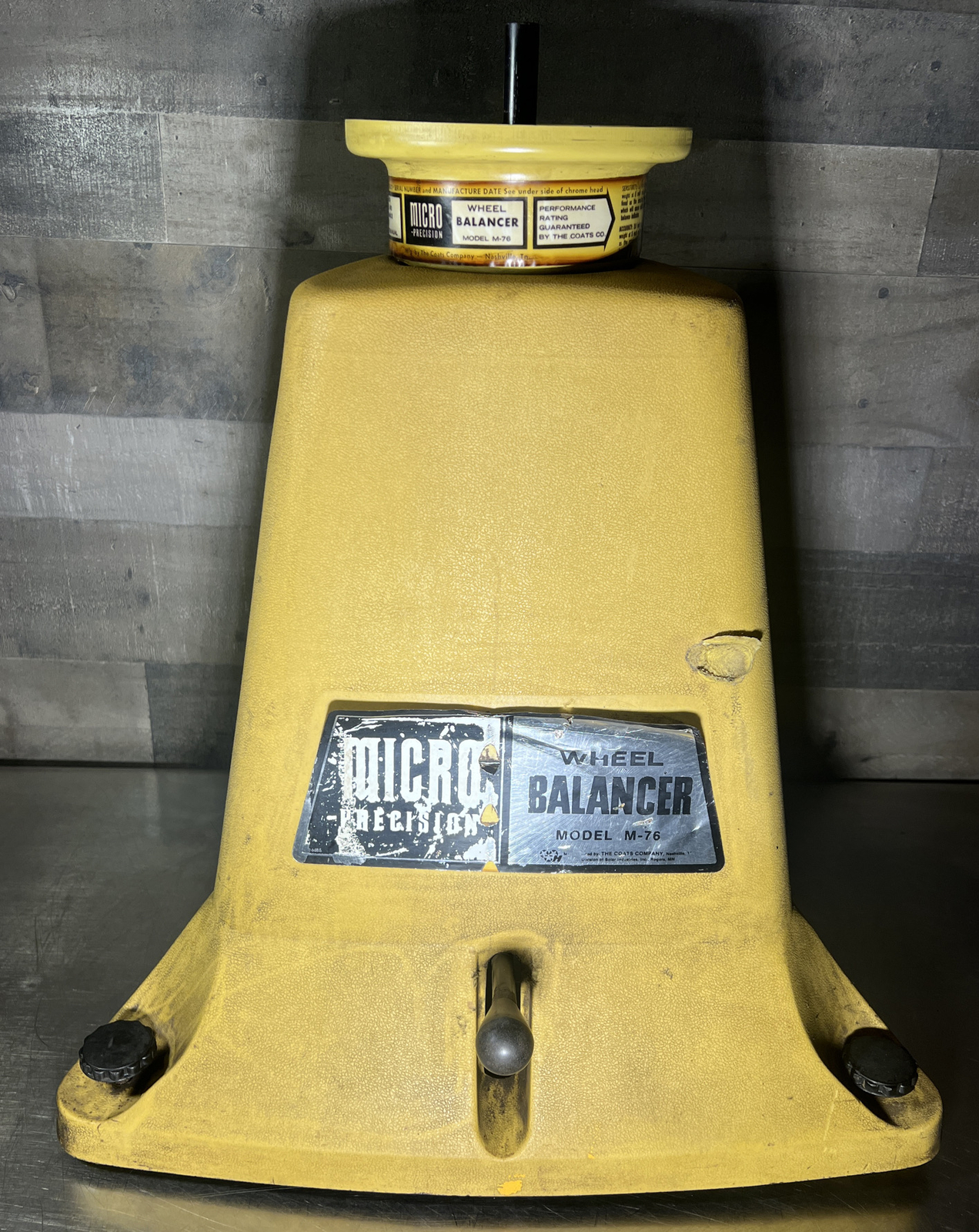Vintage Micro Precision Wheel Balancer M-76. Base Only | eBay