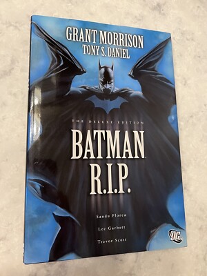 Autographed Signed Batman RIP Comic Hardcover Tony Daniels Grant ...