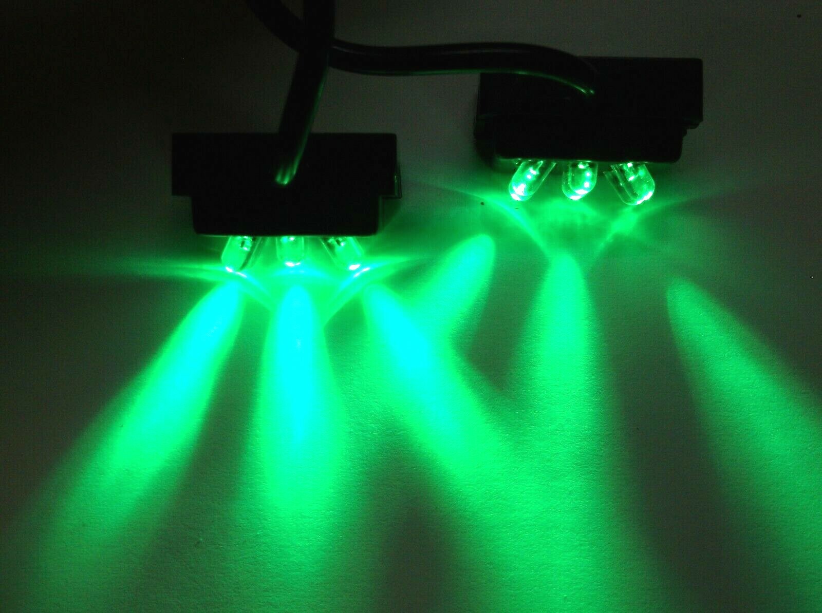 Set of ElectroPods 12 volt Green LED Lights w/Harness | eBay