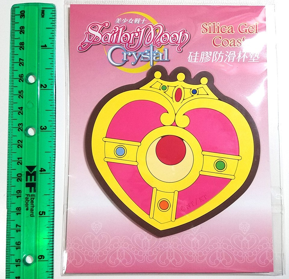 Sailor Moon Crystal Rubber Silica Gel Coaster Official Taiwan - Heart ...