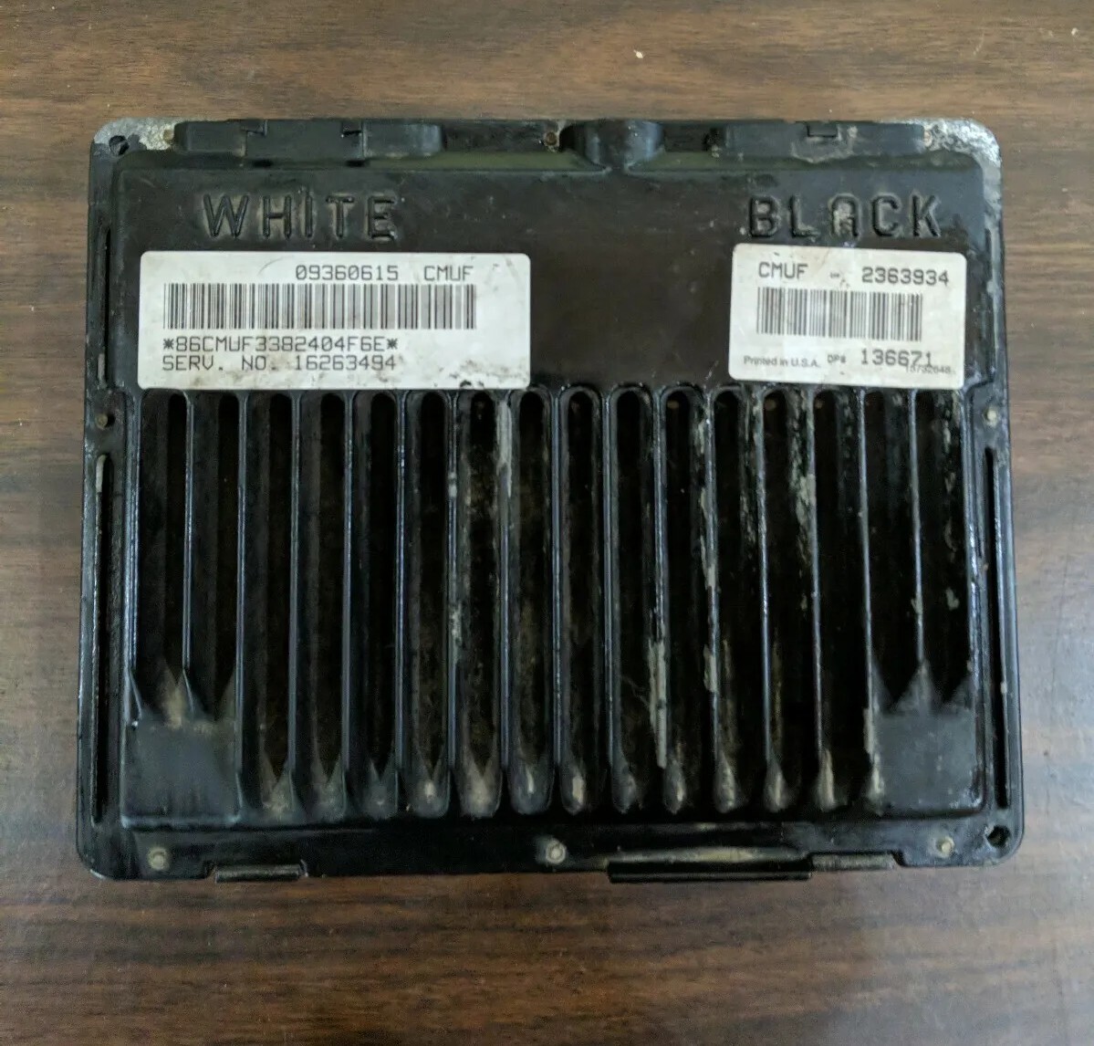 1998 Chevrolet GMC Pickup ECU ECM Computer. 09360615 | eBay