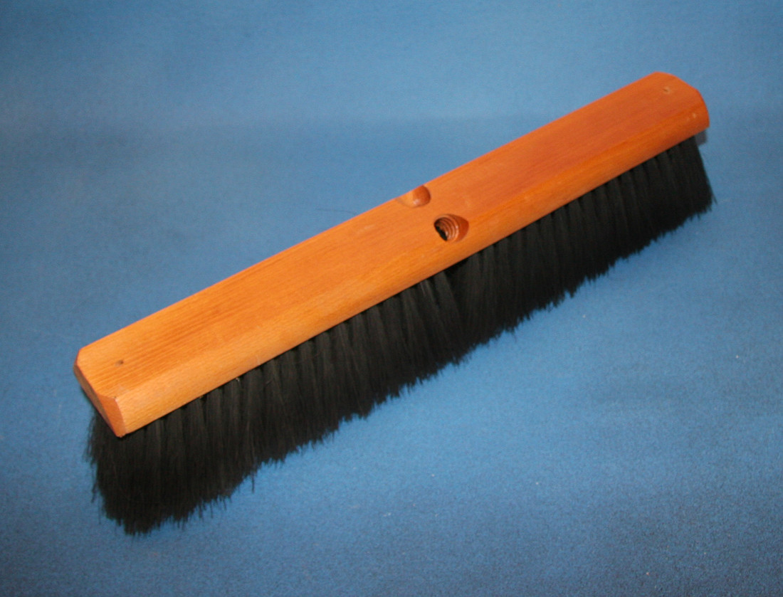 Two Heavy Duty Heat Resistant Foundry Brooms 18" Blk Tampico with a ...