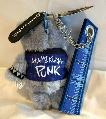 USJ Hamikuma Punk Plush Doll Mascot Keychain Halloween 2025 Japan ...