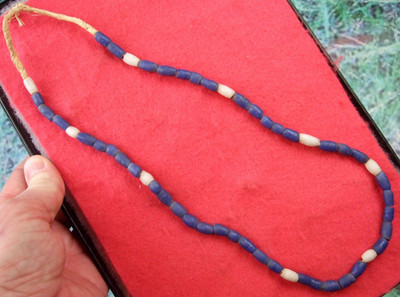 Super Fine Colorful 21 inch G10 Arkansas Trade Beaded Necklace COA ...