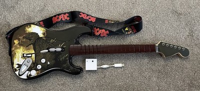 Rock Band Wireless Guitar with Strum Fix Plus 4 For Nintendo Wii and PC ...