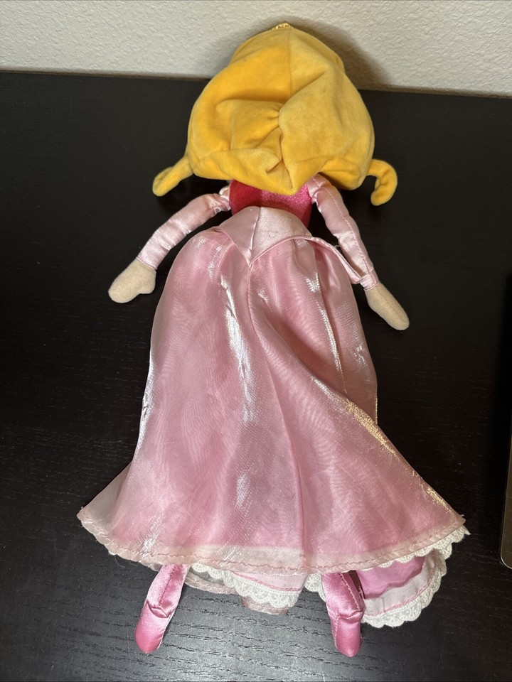 Disney Store Aurora Sleeping Beauty Stuffed Soft Plush Rag Doll Toy 18 ...
