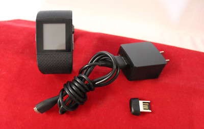 Fitbit Surge Activity Tracker Small Black Band W/ Charger | eBay